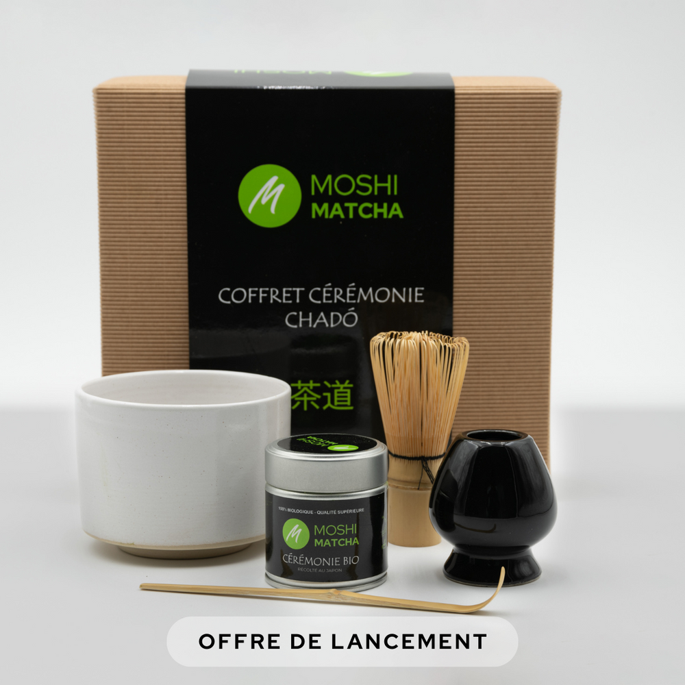Moshi Matcha - Matcha et hojicha bio d'exception